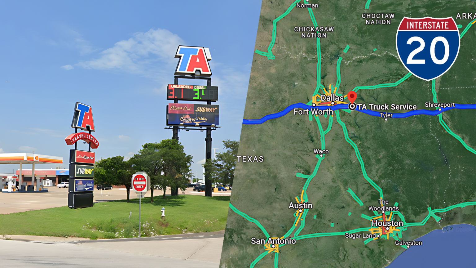Truck Stops in Texas- Top 10
